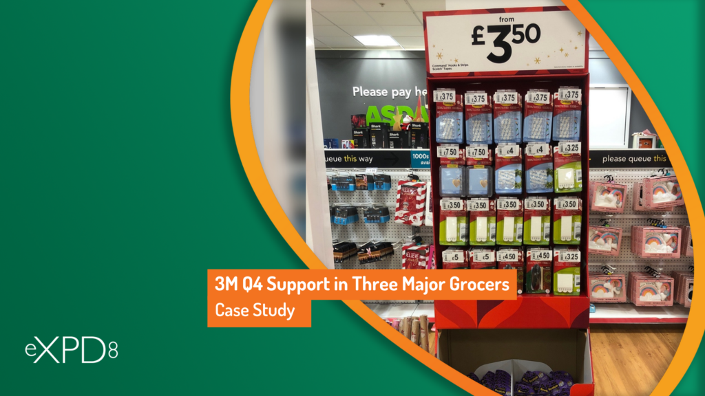 3M Q4 Support in Three Major Grocers - eXPD8