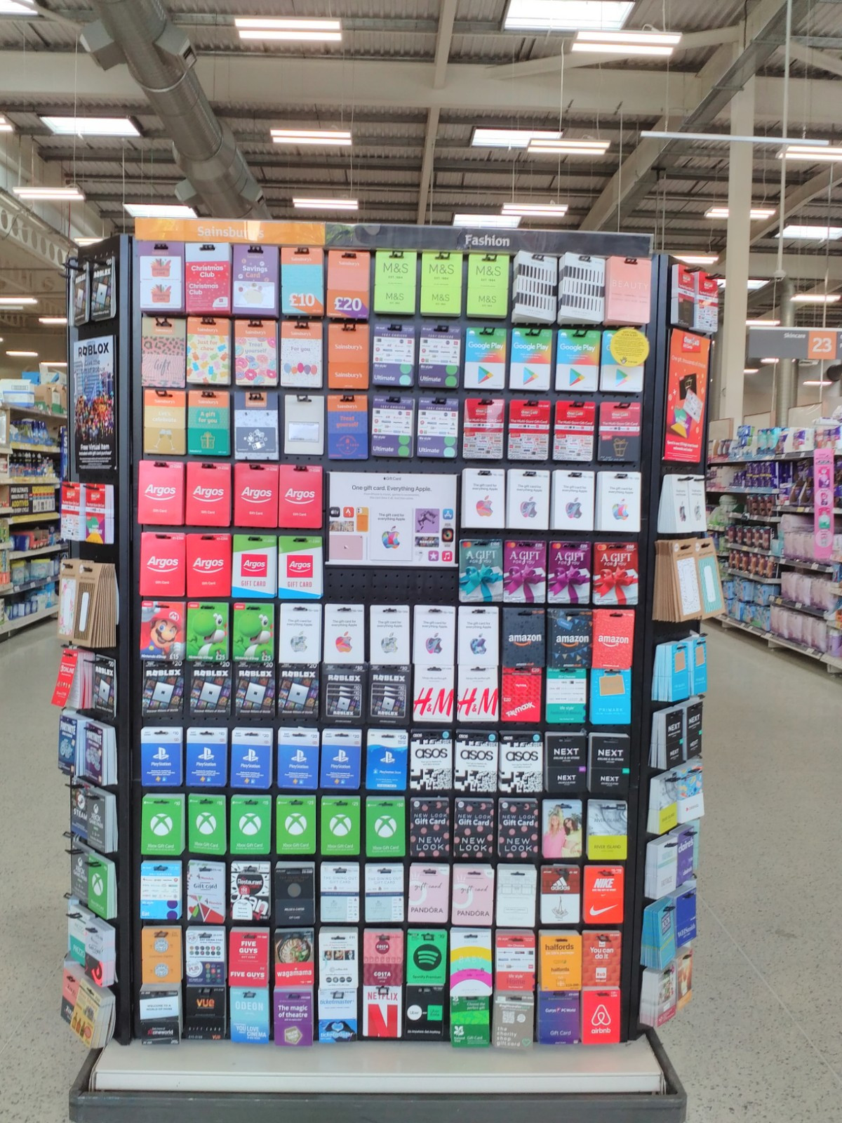 Incomm Gift Card Support in Sainsburys - Q4 - eXPD8